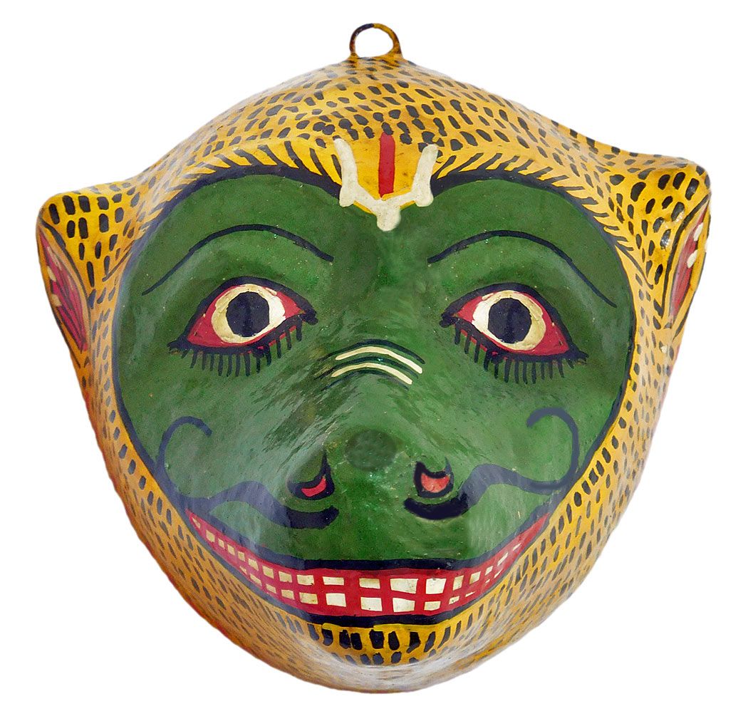 Buy Papier Mache Mask of Hanuman