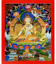Items matching with Tibetan Thangka of Protection - Unframed Thangka ...
