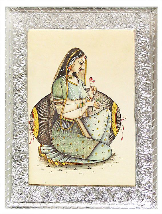 Rajput Lady - Framed Poster - 12 x 9 x 1 inches